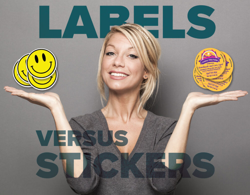  Labels Vs Stickers Afinia Label Make Your Own Labels